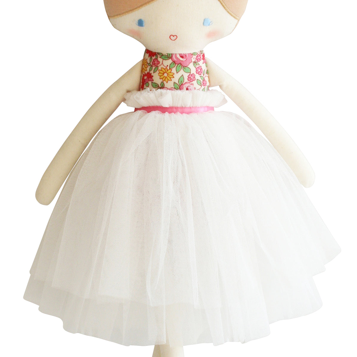 Amelie Doll 52cm Ivory Floral – JINI MINI